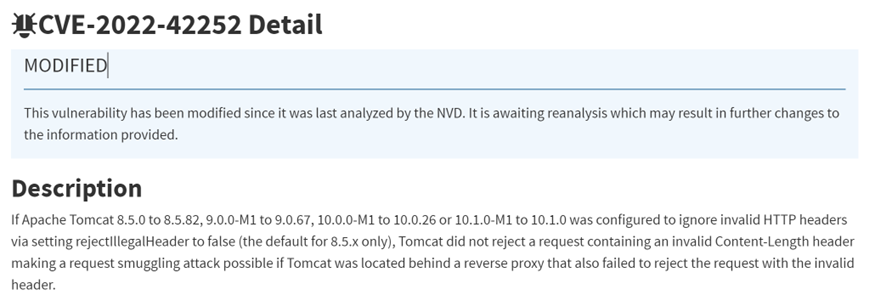 Apache Tomcat请求走私漏洞 CVE-2022-42252-CSDN博客