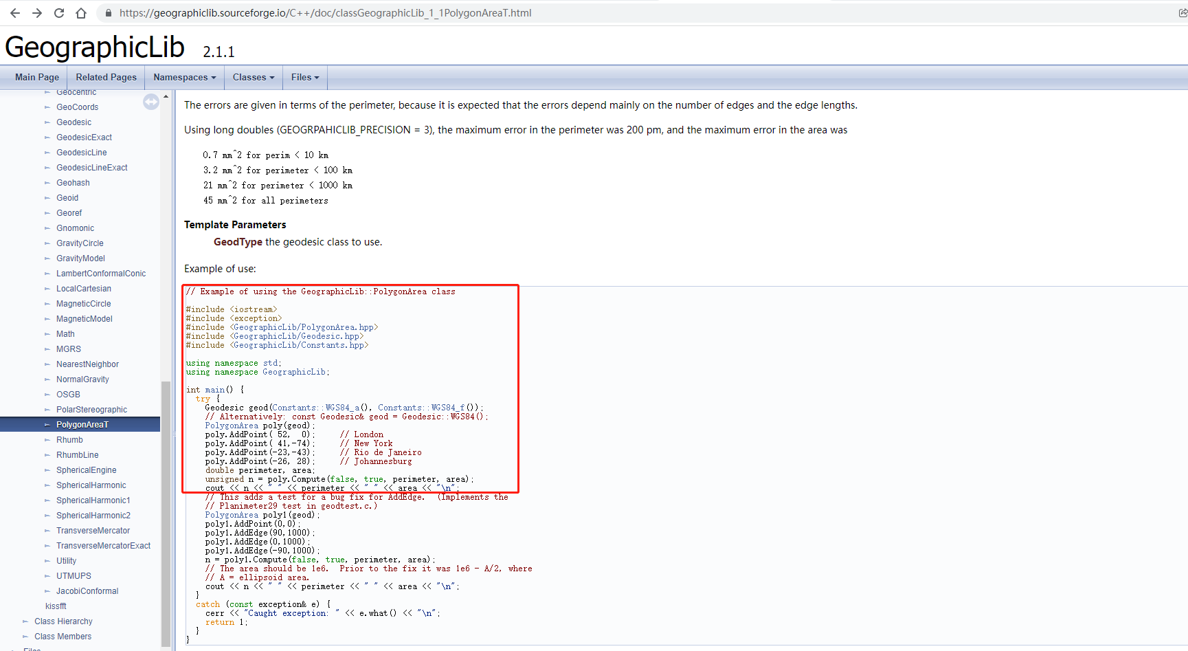 椭球面投影面积计算（使用GeographicLib库）-CSDN博客