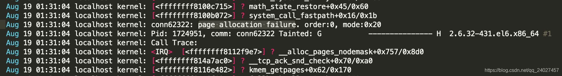 page allocation failure(内核分配失败)问题处理-CSDN博客