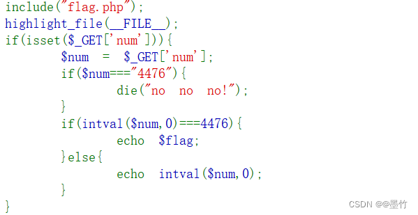 WEB攻防-PHP特性&缺陷对比函数&CTF考点_php intval 绕过-CSDN博客