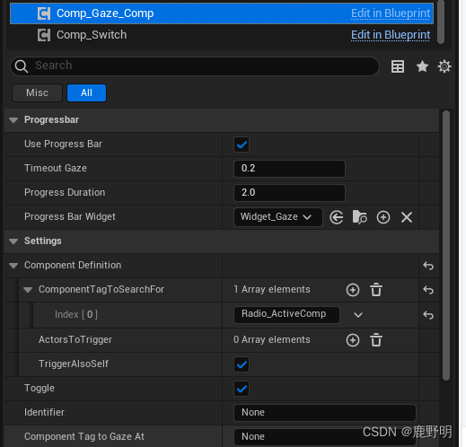 UE5 Advanced VR FrameWork学习笔记04| Interaction Component系列之Gaze Component_advanced mesh ...