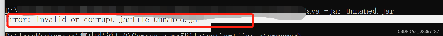 Error：Invalid or corrupt jarfile xxx.jar关于使用 IDEA 打成jar包出错以及打包的正确操作_invalid or corrupt jarfile怎么 ...