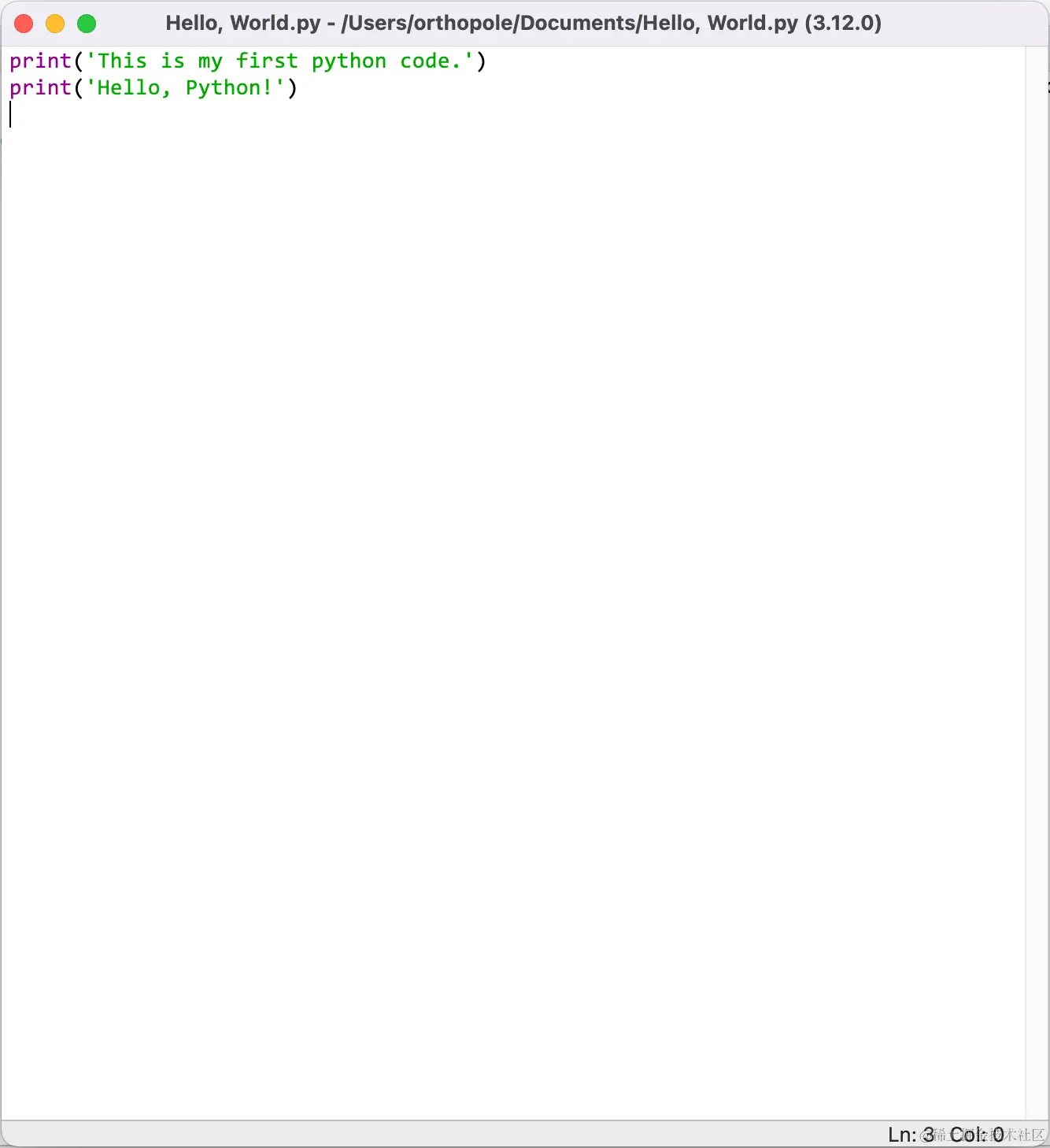 Python3新手教程 —— Hello, World!_python3 helloworld-CSDN博客