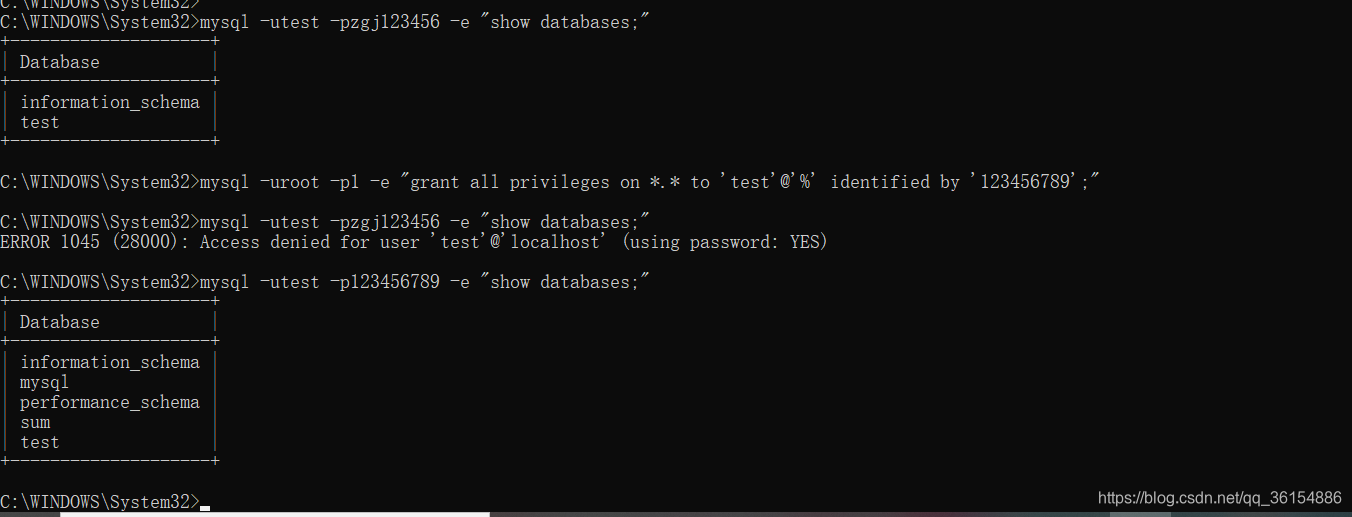最完整的MySQL、MariaDB创建用户，设置密码、设置各种权限语法演示，超简单_mariadb数据库在表中创建两个用户分别为user1.男 ...
