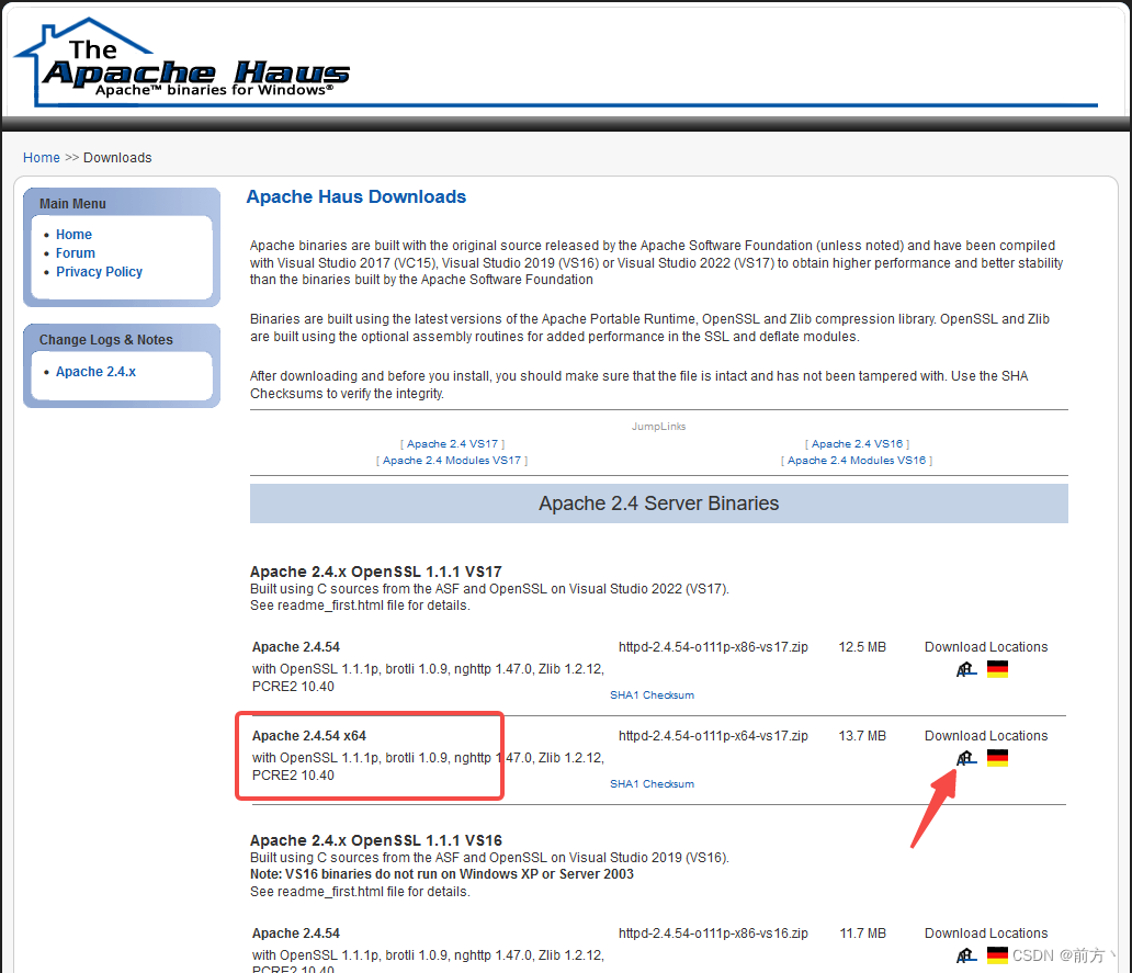 windows安装Apache2.4+php7.4_windows安装php7.4-CSDN博客