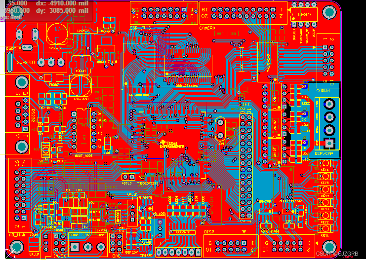 基于tms320f2812芯片设计电机控制器dsp开发板评估板硬件（原理图pcb封装）工程文件，ad09设计的项目工程文件tms320f2812伺服电机控制器原理图pcb Csdn博客