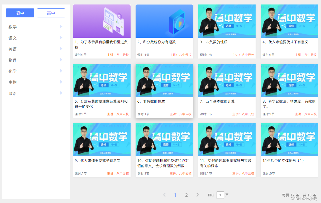 【vue3】实现筛选页组件（深层嵌套循环数据切换）的封装和调用vue循环嵌套组件 Csdn博客