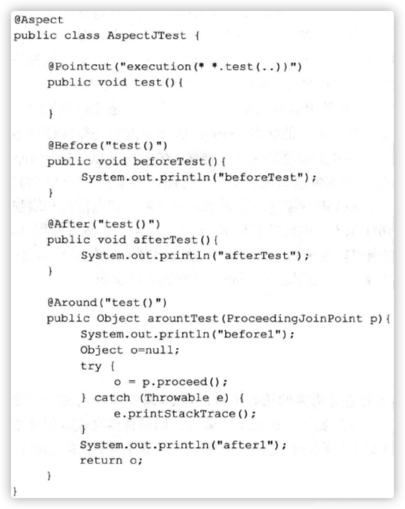 Spring 源码学习笔记(五) AOP_private static final string pointcut-CSDN博客