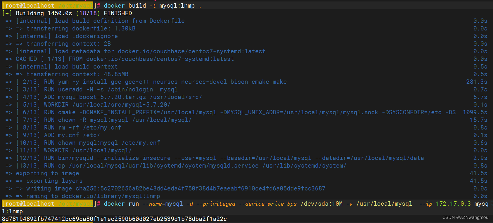 docker的centos7创作LNMP容器_docker 创建centos7-CSDN博客