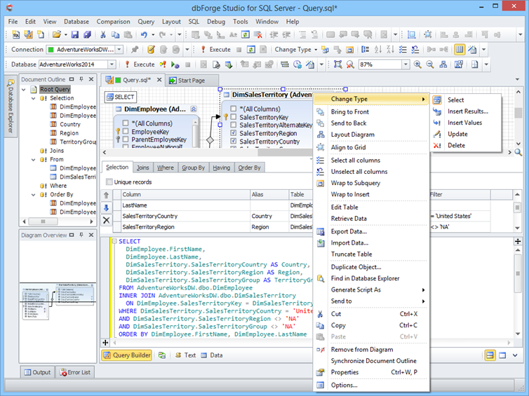 dbForge Studio for SQL Server –来自Devart的Ultimate SQL Server Manager工具 ...