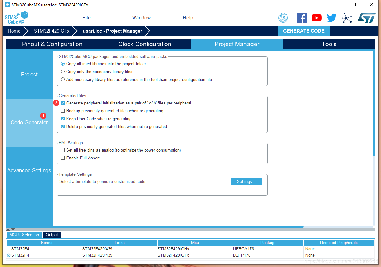 基于正点原子阿波罗STM32F429+STM32CubeMX实现串口printf_正点原子f429 cubemx 串口-CSDN博客