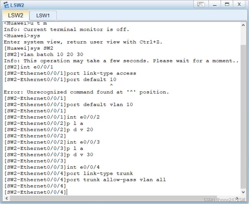 单臂路由与三层交换机_sw1是一台三层交换,三层是什么意思-CSDN博客