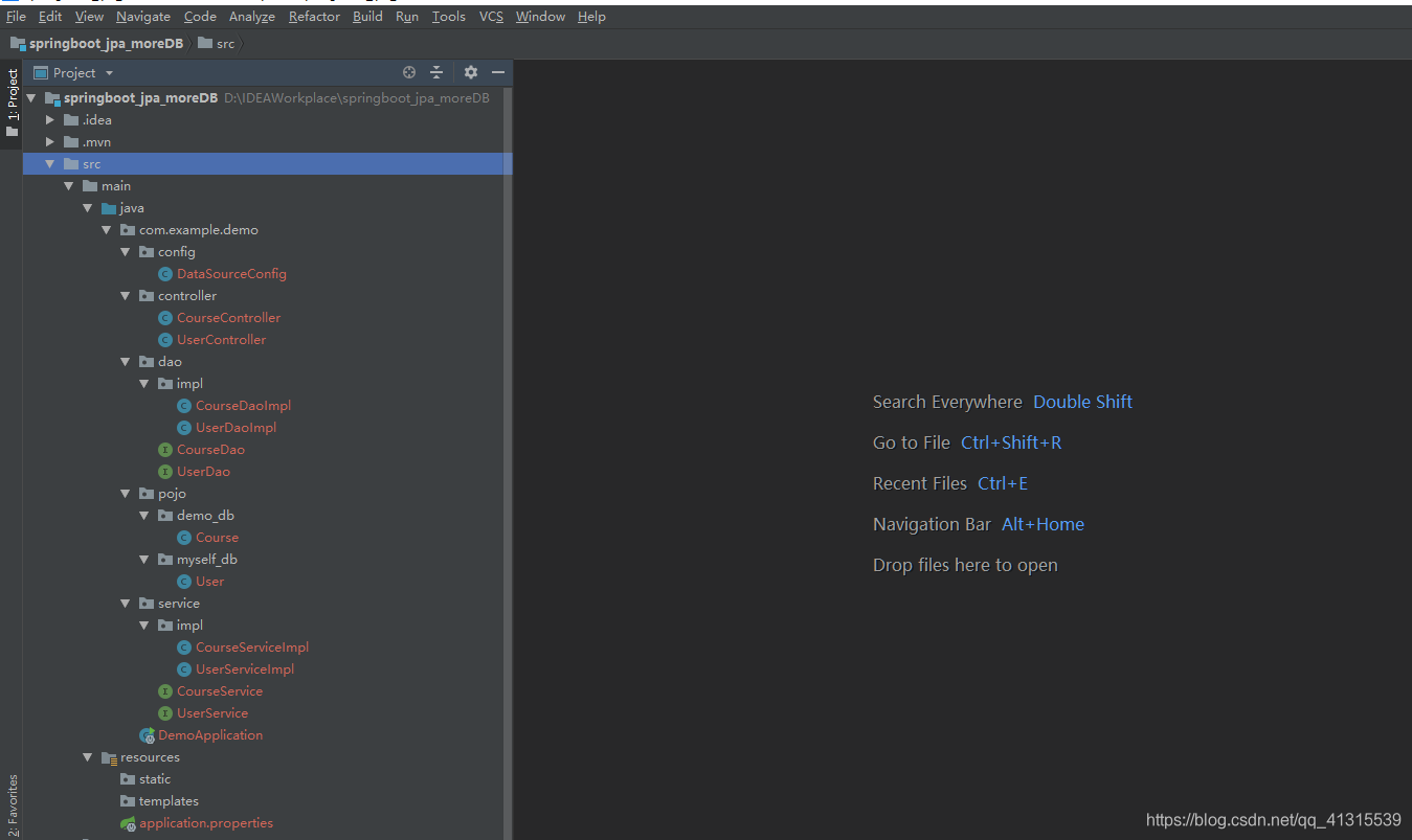 idea创建springboot+jdbcTemplate多数据源_idea jdbctemplate-CSDN博客