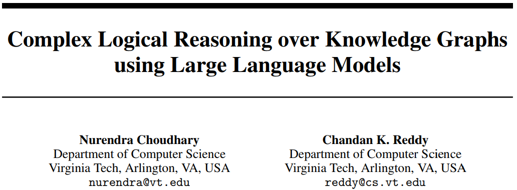 论文导读 | 大语言模型与知识图谱复杂逻辑推理_least-to-most prompting enables complex reasoning -CSDN博客
