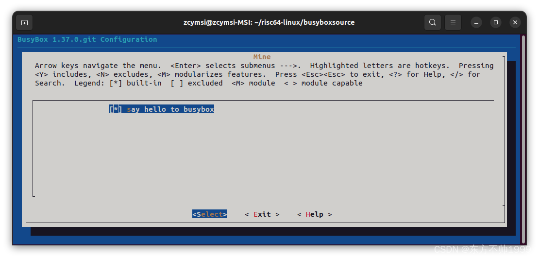 使用QEMU运行RISC-V Linux（根文件系统BusyBox）_qemu riscv-CSDN博客