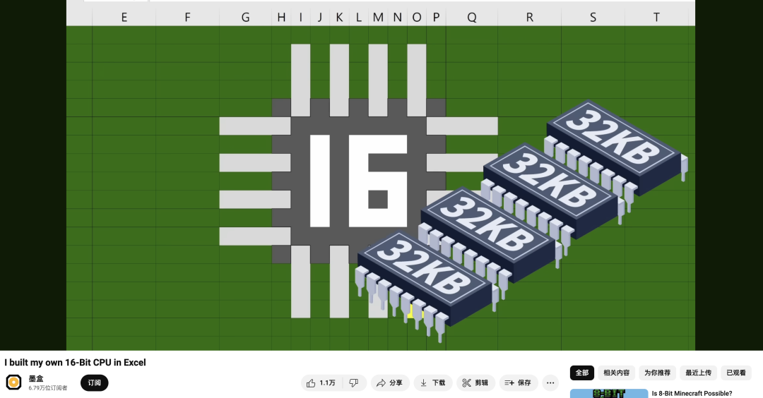 【GitHub项目推荐--大神只用 Excel 就构建了一颗 CPU：具有 128kb RAM、配备汇编语言】【转载】_excel实现cpu github-CSDN博客