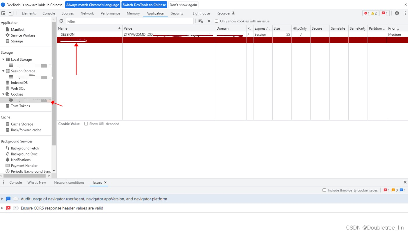 关于chrome、edge浏览器f12开发者模式的application中无法添加参数的问题_f12 application-CSDN博客