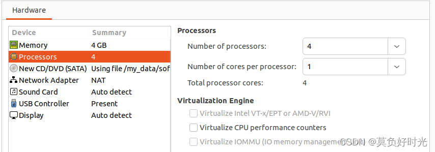 【虚拟机】VMWare中linux系统的创建、复制与用户名修改_encrypt the lvm group with luks-CSDN博客