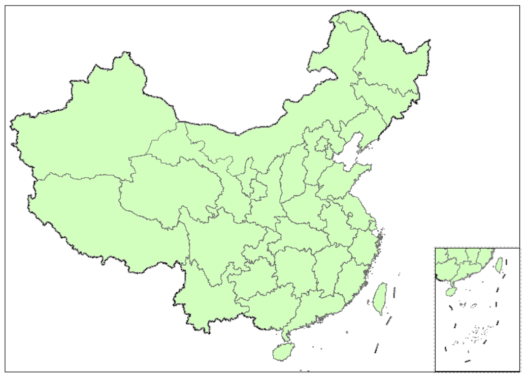 用ArcGIS绘制研究区地图_arcgis画出区域轮廓-CSDN博客