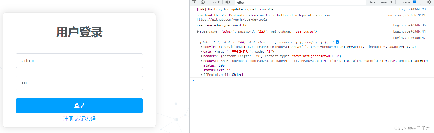 vue+elementUI完成注册及登陆_vue element 登录-CSDN博客