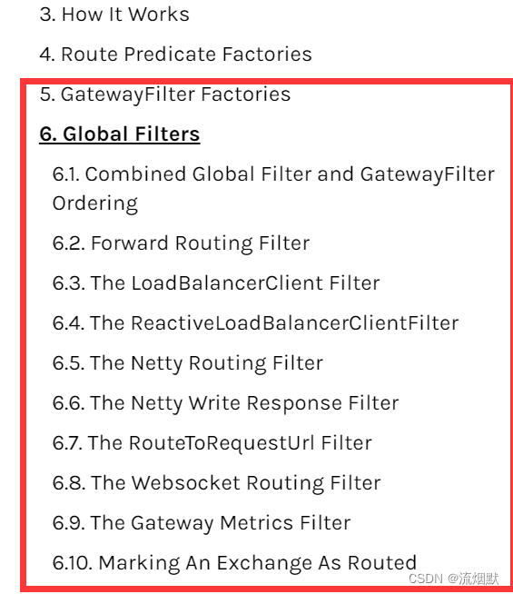 SpringCloud Gateway中Filters详细说明_gateway filters-CSDN博客