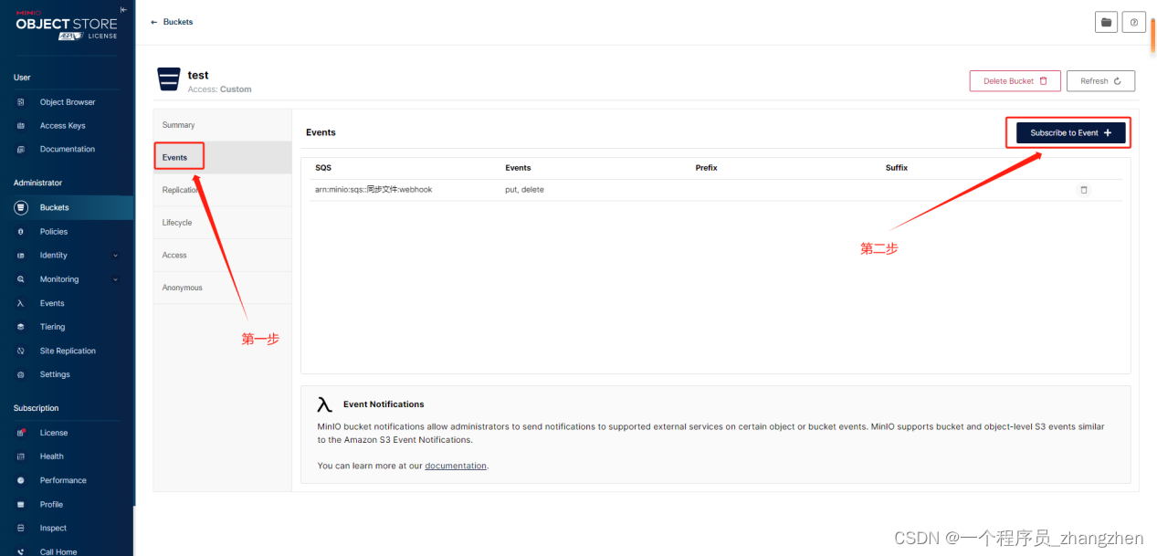 MinIO （三） 使用Webhook实时同步文件_minio webhook-CSDN博客