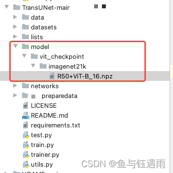 复现TransUnet官方代码用于训练自己数据集-超详细实操和debug记录_transunet训练自己的数据集-CSDN博客