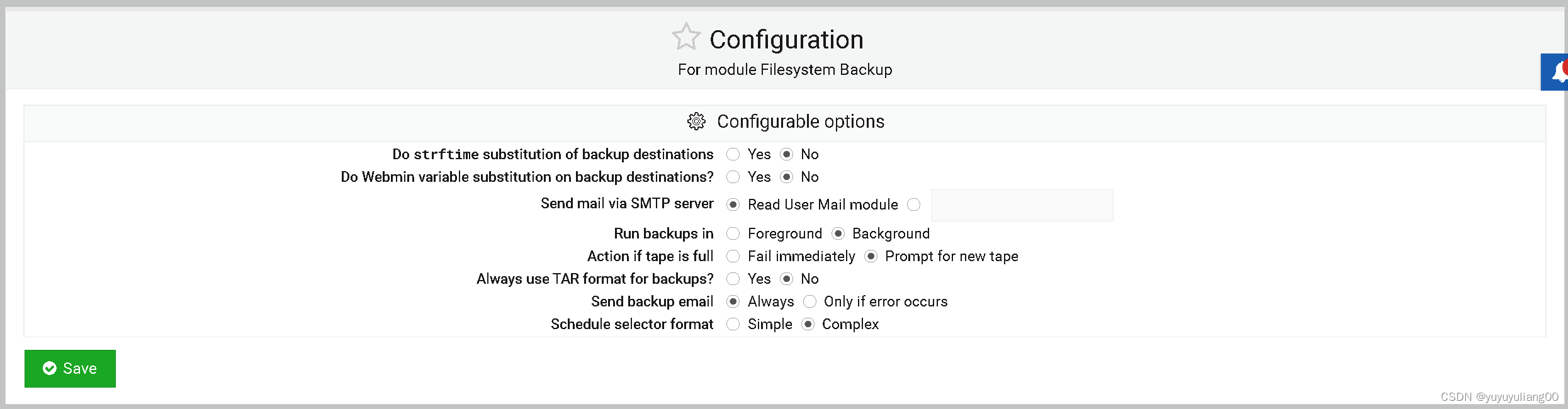 Webmin -- Filesystem Backup_filesystembackup-CSDN博客