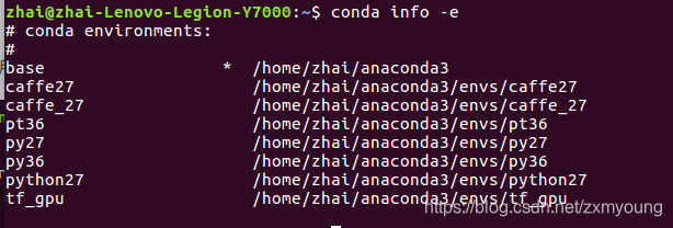 问题：bash: /home/zhai/anaconda3/bin/conda: /home/zhai/anaconda3/bin/python: 解释器错误: 没有那个文件或目录_在 ...