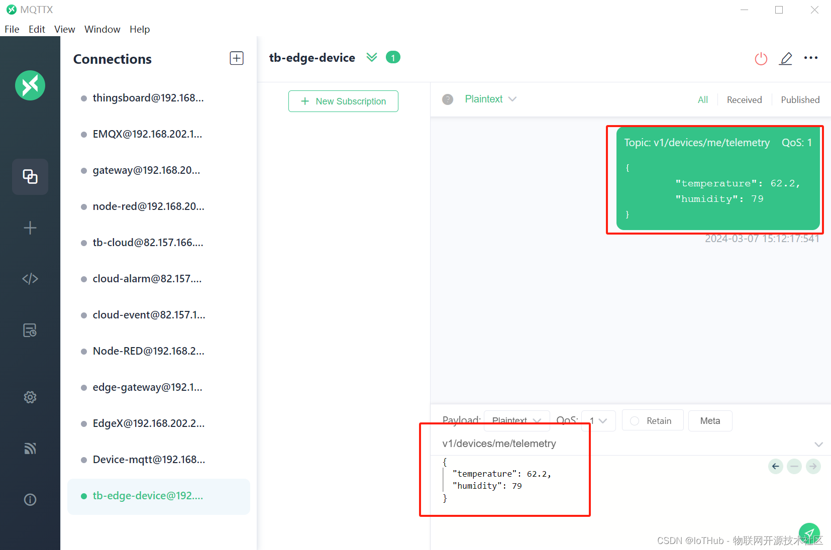 ThingsBoard Edge 设备连接-CSDN博客