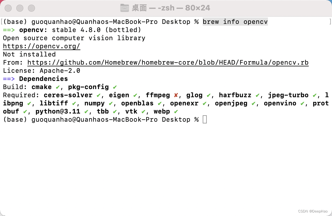 Macbook M1编译安装Java OpenCV_mac m1 源码 安装 opencv java 环境-CSDN博客