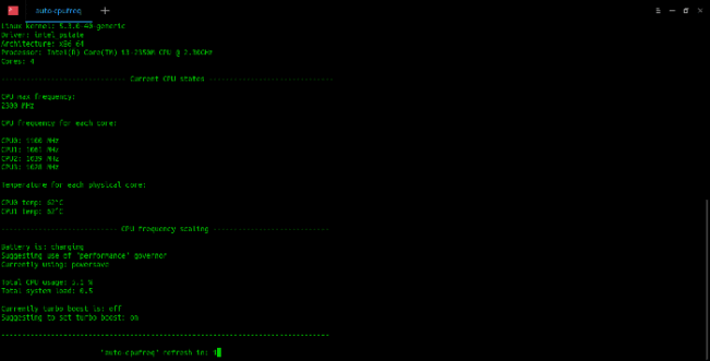如何在Linux中使用auto-cpufreq自动优化CPU速度和功耗_linux cpufreq-CSDN博客