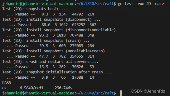MIT 6.5840 Lab2D - log compaction of Raft_6.5840 lab 2: raft-CSDN博客