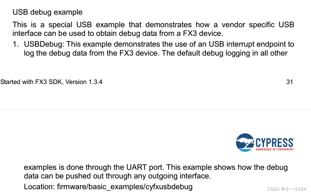 Cyusb3014 应用笔记 1 初识 FX3-CSDN博客