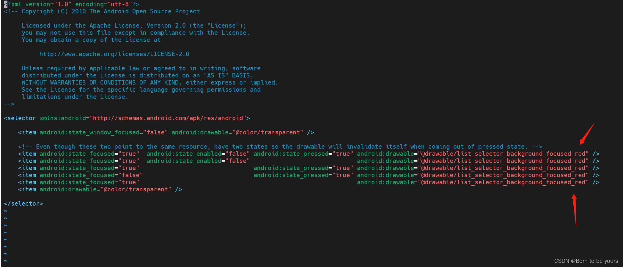 android 默认焦点高亮效果修改_android12上settings高亮显示如何修改-CSDN博客