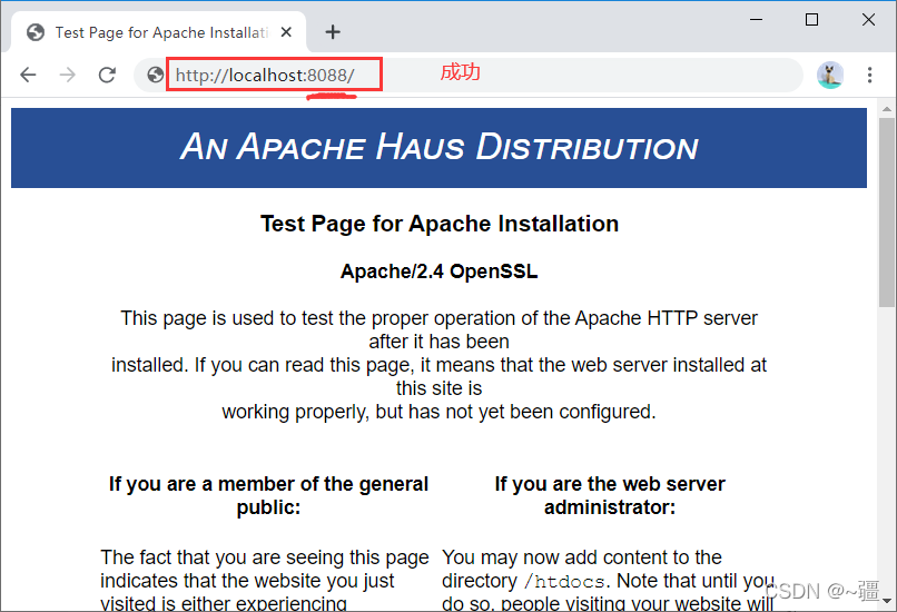 Windows10安装Apache2.4_win10 apache-CSDN博客