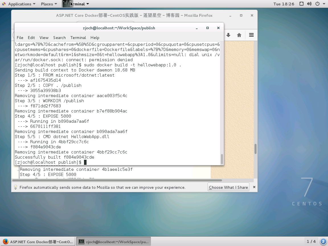 ASP.NET Core Docker jexus部署-CentOS实践版_jexus docker 部署-CSDN博客