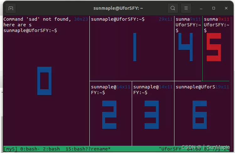 Ubuntu环境下的tmux基础功能_ubuntu tmux-CSDN博客