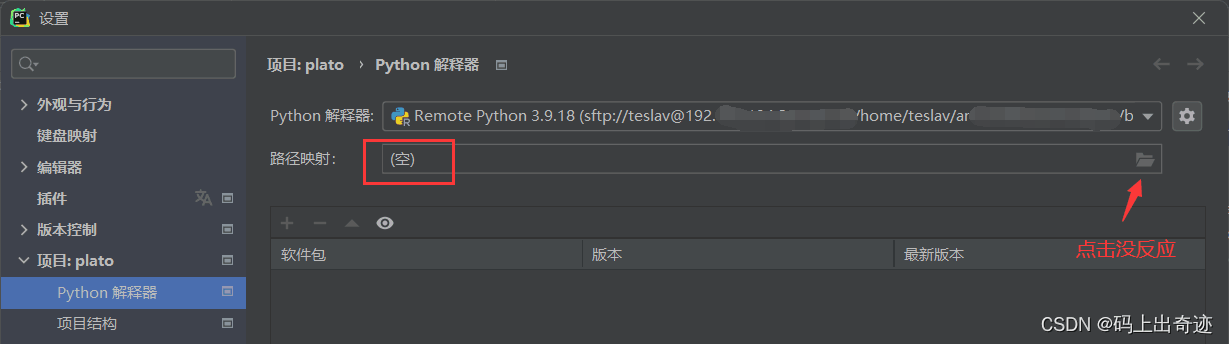 Pycharm无法刷新远程解释器的框架: Can‘t get remote credentials for deployment server-CSDN博客