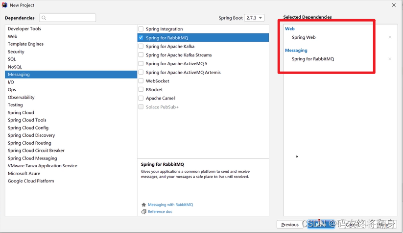 Springboot整合rabbitMQ_springboot整合rabbitmq高级封装工具类-CSDN博客
