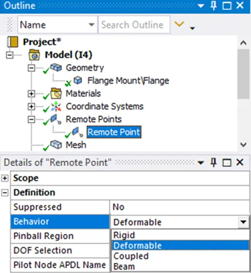 Ansys Mechanical｜如何用好远程点（Remote Points）_ansys远程点的作用-CSDN博客