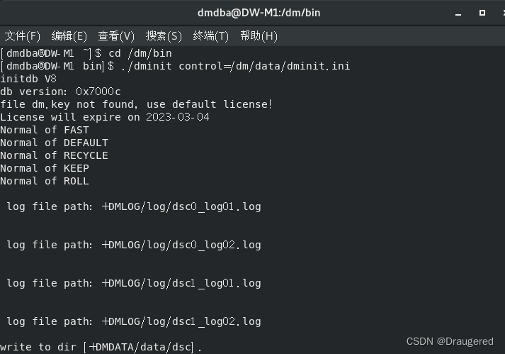 两节点的DMDSC集群搭建_dm查看集群-CSDN博客