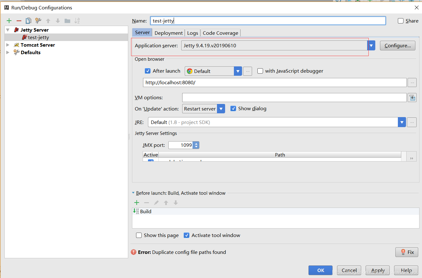 IDEA 中 Jetty 的配置过程_idea jetty-CSDN博客