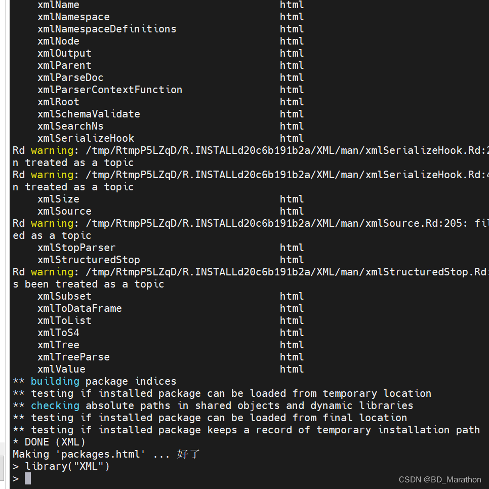 R安装XML包报错ERROR: configuration failed for package ‘XML’_configuration failed for package ‘xml2 ...