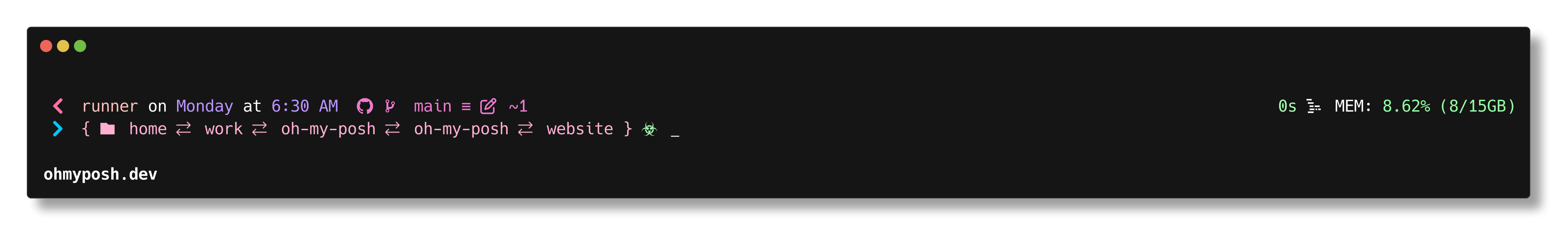 window terminal 美化 oh-my-posh_windows terminal美化教程-CSDN博客