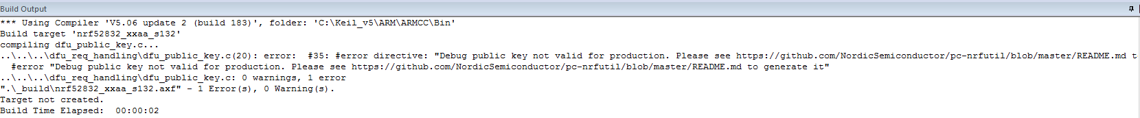 Nordic 52832 bootloader ”error: uECC.h: No such file or directory“ 解决方法-CSDN博客