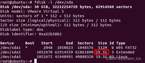 ubuntu 20.04 tls桌面版扩/dev/sda5盘对应的/分区_ubuntu sda5在sda2下面-CSDN博客