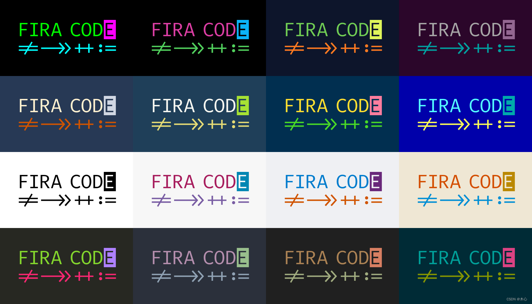 【vscode】Window11环境下vscode使用Fira Code字体【教程】_firacode字体-CSDN博客