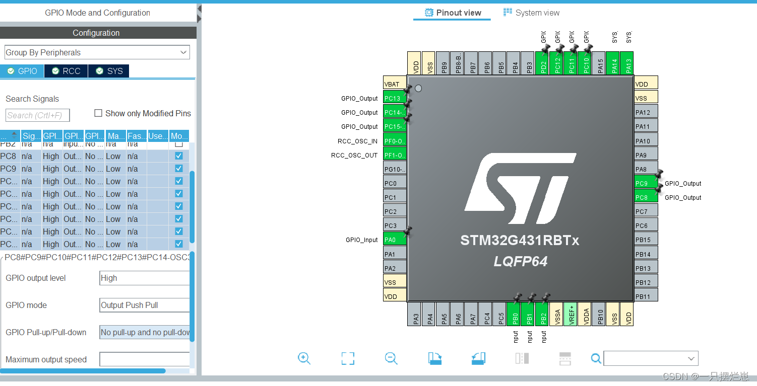 关于STM32G431RBT6实现按键控制LED_用stm32g431rbt6写呼吸灯-CSDN博客